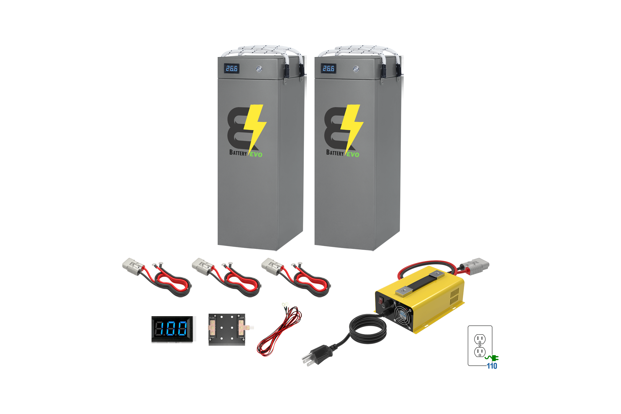 BatteryEvo 24V HAWK 2x Kit 460Ah 11.8 kWh – ProWatt Generators